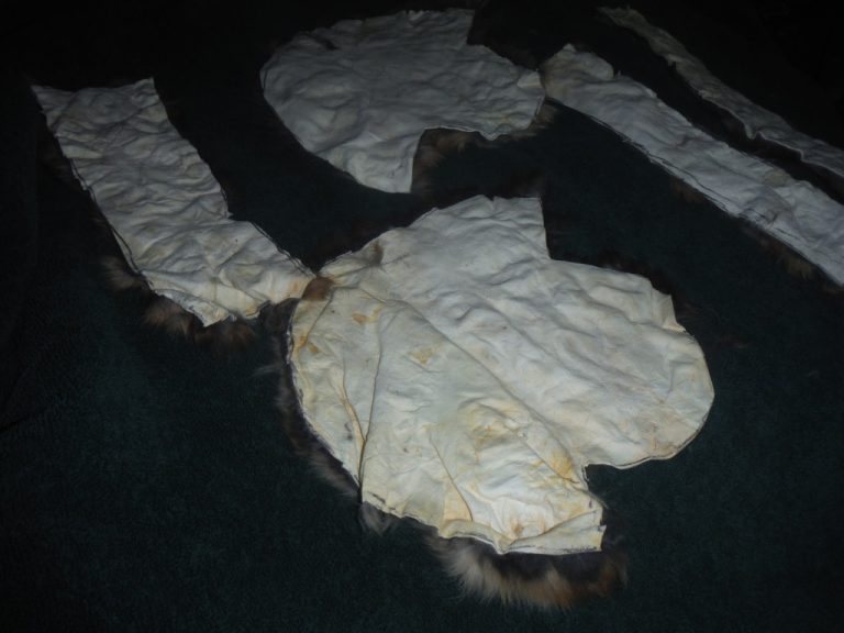 Sewing Rabbit Hides - Countryside